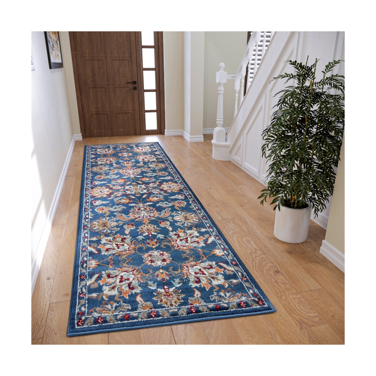 Kusový koberec Luxor 105634 Caracci Blue Multicolor